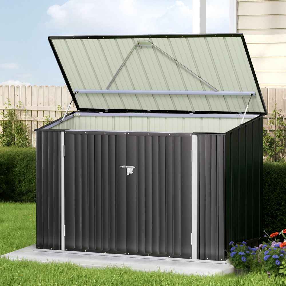 Double Door Bike Shed 2.22 x 0.91M